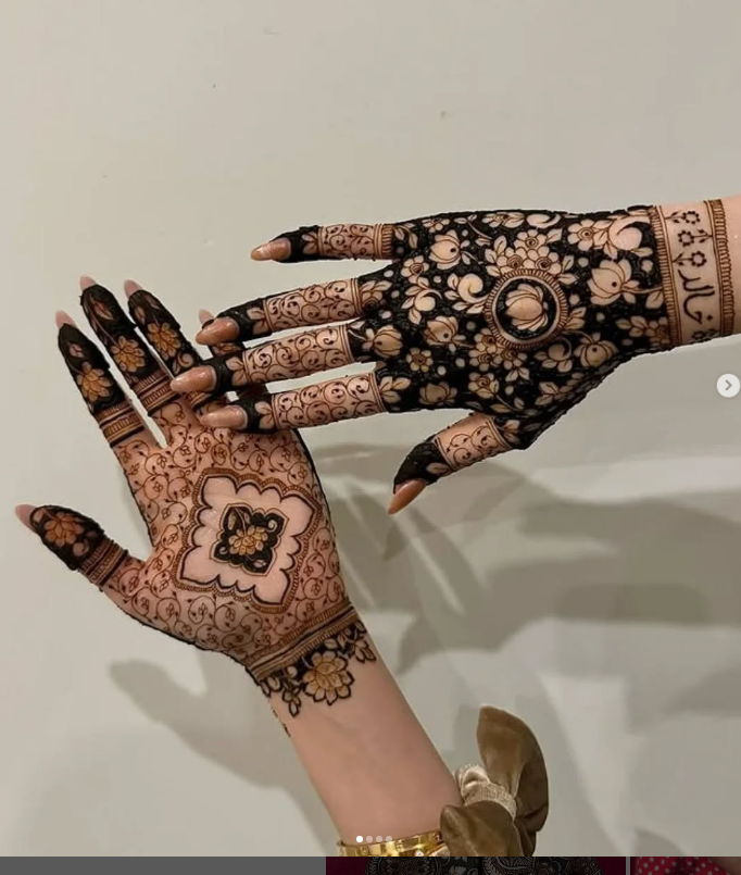 Arabic instagram Royal front hand Mehndi Design 2025 - BN Trick